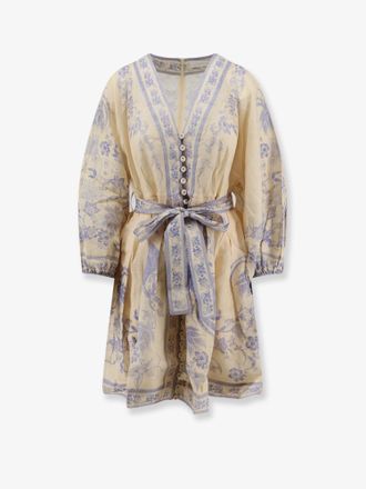 Zimmermann Indra printed linen dress - ZIMMERMANN - gender_Woman