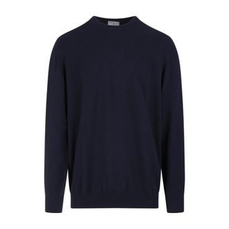 Fedeli Argentina Slim Fit Pullover - - Knitwear - Herren - Blau - M