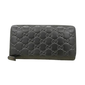 Gucci unisex, Pre-owned, Noir, Taille: ONE Size Portefeuille long Pre-owned (&agrave; deux volets)