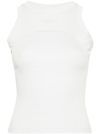 Off-white haut &agrave; logo brod&eacute; - Gris