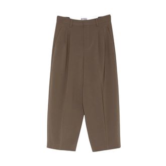 Gianvito Rossi Pantalon large - Femme - Pantalons - Brun - Taille: 36 FR