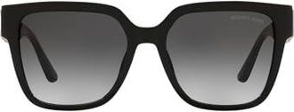 Michael Kors Lunettes de soleil MK2170U-30058G pour femme, Noir/gris ombr&eacute;, 54