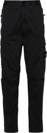Stone Island Homme, Pantalons, Bleu, Taille: W32 Slim-fit Pantalons