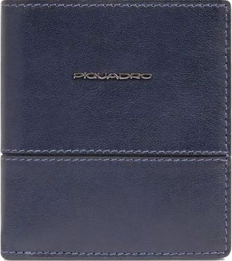 Piquadro Homme, Accessoires, Bleu, Taille: ONE Size Porte-cartes de crédit homme en cuir avec protection Rfid