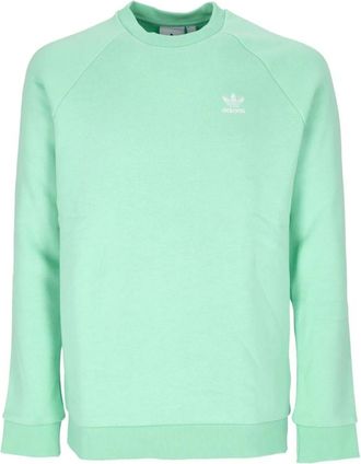 adidas Essential Trefoil Rundhals-Sweatshirt - - Sport - Herren - Gr&uuml;n - S
