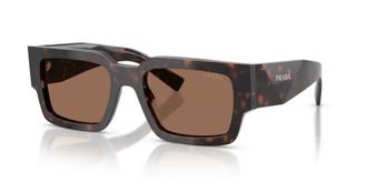 Prada PRB17S17N06B Tortoiseshell Sunglasses - Brown