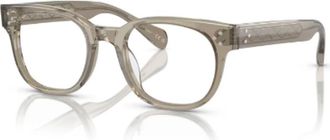 Oliver Peoples unisex, Accessoires, Brun, Taille: 49 MM Afton Optical Frame
