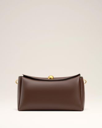 Ami Sac Marron Carrousel Moyen En Cuir Lisse Chocolat - TU - Unisex
