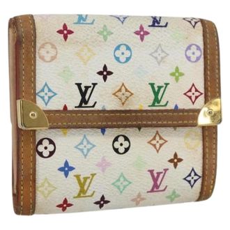 Louis Vuitton Portefeuille en toile Pre-owned - Femme - Pre-owned - Blanc - Taille: ONE Size