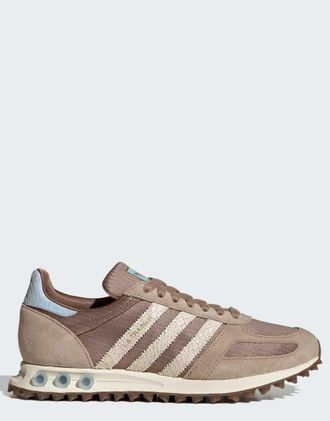 adidas Originals La trainer OG baskets beige et cr&egrave;me-Marron