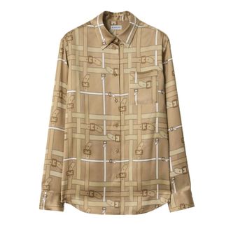 Burberry Belt-buckle Pattern Shirt