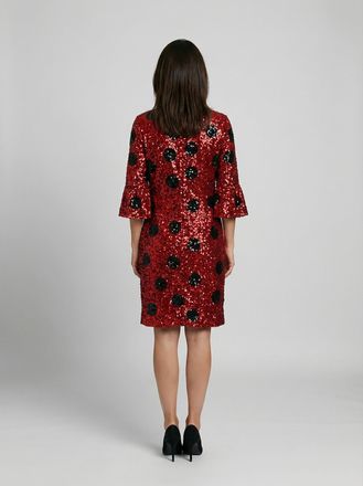 Dolce & Gabbana Womens Multicolor Cotton Cocktail Dress