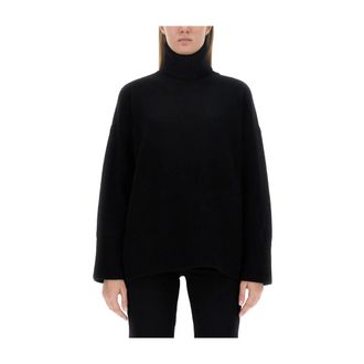 Canada Goose Femme, Pulls, Noir, Taille: 40 FR Pull Col Roul&eacute; en Tricot