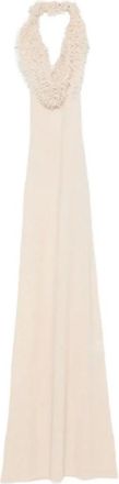Aya Muse Femme, Robes, Beige, Taille: 40 FR Robe Longue