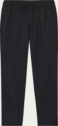 Knowledge Cotton Apparel Herren vegan Hose Tim Konisch Geschnitten Schwarz Jet