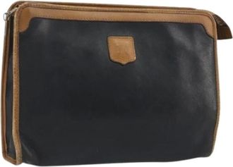 Celine Sac pochette vintage doccasion - Femme - Pre-owned - Noir - Taille: ONE Size