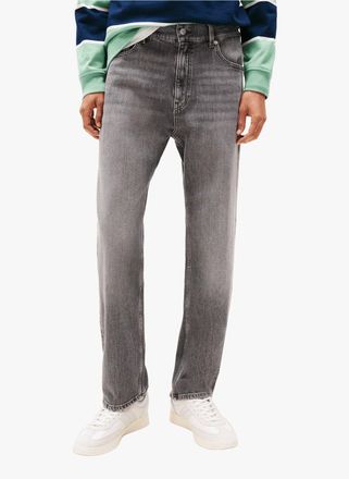 Tommy Hilfiger Jeans droit en coton m&eacute;lang&eacute;