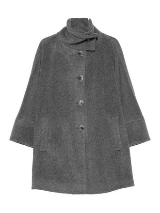 Emporio Armani Manteau Au Genou - Gris
