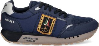 Aeronautica patch blue sneakers - Blau