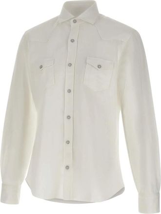 Barba Homme, Chemises, Blanc, Taille: S Dandy Life Shirt