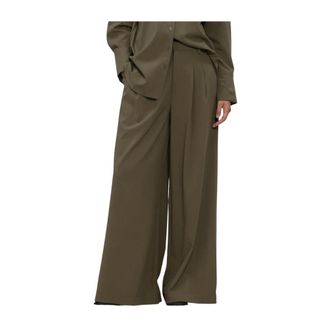 MY ESSENTIAL WARDROBE MWHace Sille High Wide Pant - - Trousers - Damen - Gr&uuml;n - XL