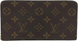 Louis Vuitton Portefeuille long zipp&eacute; Monogram Pre-owned - Femme - Pre-owned - Brun - Taille: ONE Size