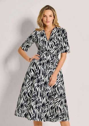 Madeleine Maxikleid Wickelkleid mit Bindeg&uuml;rtel