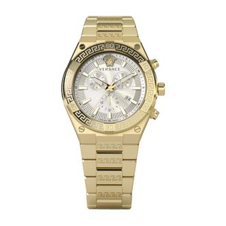 Versace Greca Sporty Chronograph - - Accessories - Herren - Gelb - ONE SIZE