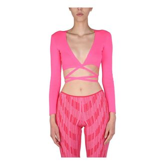 Msgm Msgm, Damen, Oberteile, Rosa, XSGr&ouml;&szlig;e