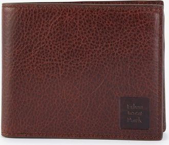 Eden Park Portefeuille En Cuir Marron Foncé