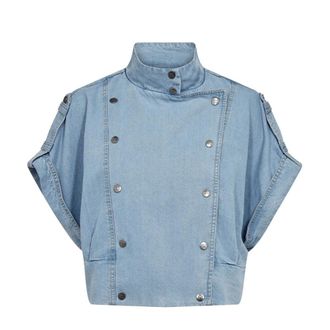 Co'Couture Damen, Jacken, Blau, LGr&ouml;&szlig;e