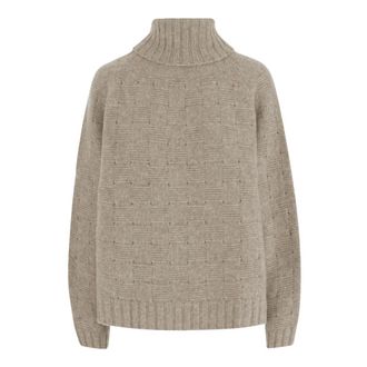 Allude Rollkragenpullover - - Knitwear - Damen - Beige - XS