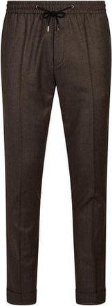 Paul Smith Pantalon droit ajust&eacute; en laine et cachemire