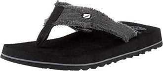 Skechers Tantric Fray, Tongs Homme - Noir (Blk), 42 EU (8 UK) (9 US)