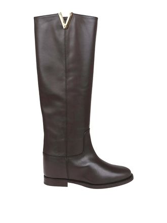 Via Roma 15 Bottes - Marron Foncé