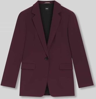 HUGO BOSS Regular Fit Blazer mit Reverskragen