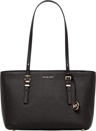 Michael Kors Quinn Medium Pebbled Leather Tote - - Bags - Damen - Braun - ONE SIZE