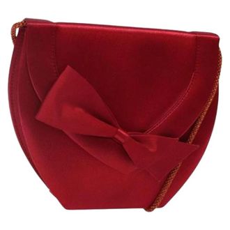 Saint Laurent Pre-owned Satin Schultertasche - - Pre-owned - Damen - Rot - ONE SIZE