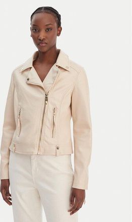 Rinascimento Rinascimento Jacke aus Kunstleder CFC0124666003 Beige Regular Fit