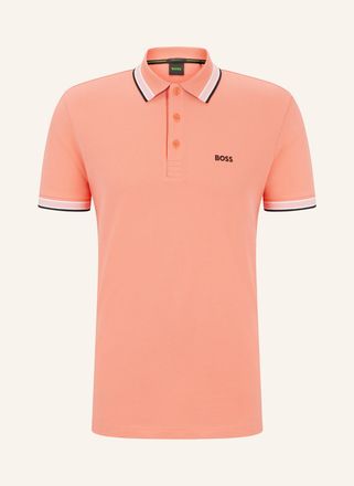 HUGO BOSS Piqu&eacute;-Poloshirt Paddy Curved Regular Fit orange