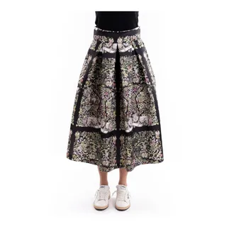 5 Progress Femme, Jupes, Multicolore, Taille: 38 FR Jupe Midi Large