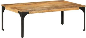 vidaXL Couchtisch 100x55x35 cm Massivholz Mango - Vidaxl