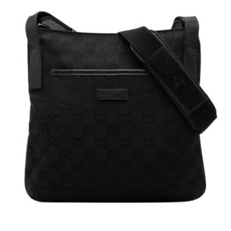 Gucci Pre-owned Canvas Crossbody Bag - - Pre-owned - Damen - Schwarzk - ONE SIZE