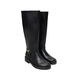 Tommy Hilfiger Bottes hautes zipp&eacute;es en cuir