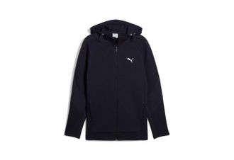 Puma Kapuzensweatshirt EVOSTRIPE FULL-ZIP HOODIE DK mit Kapuze, sportlicher Stil, mit Rei&szlig;verschluss