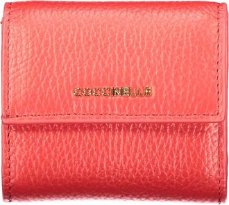 Coccinelle Femme, Accessoires, Rouge, Taille: ONE Size Metallic Soft Wallet