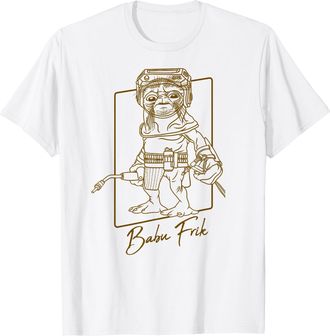 Star Wars The Rise Of Skywalker Babu Frik Outline T-Shirt