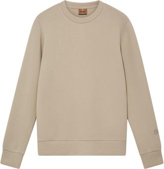 Mos Mosh Glattes Stretch-Sweatshirt mit O-Neck in