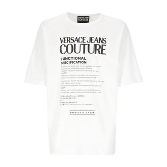 Versace Jeans Couture Kurzarm T-Shirt - - Tops - Herren - Wei&szlig; - 2XL