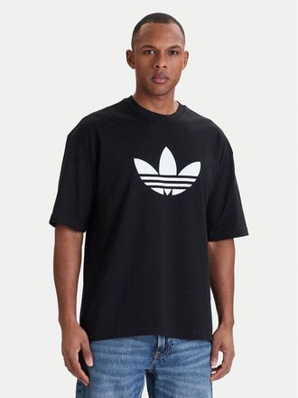 adidas T-Shirt adicolor Trefoil KD4091 Schwarz Loose Fit
